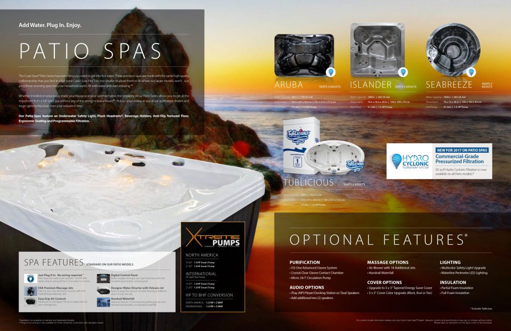 Patio Series Brochure | MP Paradise Pools