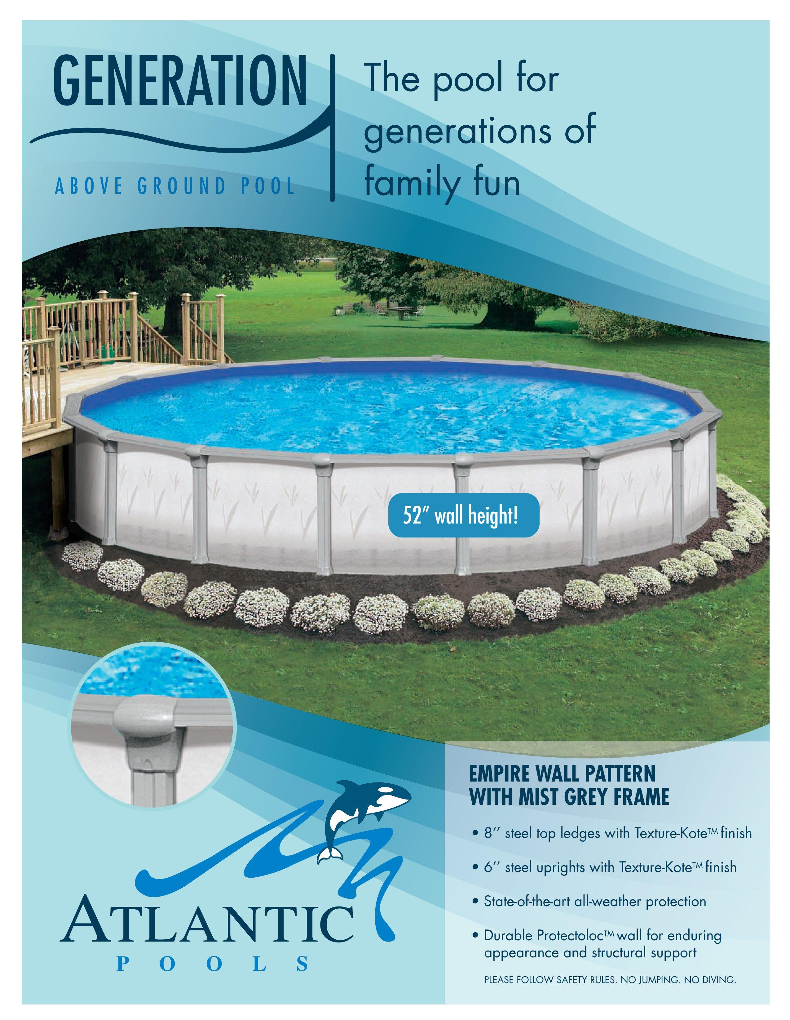 Generation Above Ground Pool | MP Paradise Pools