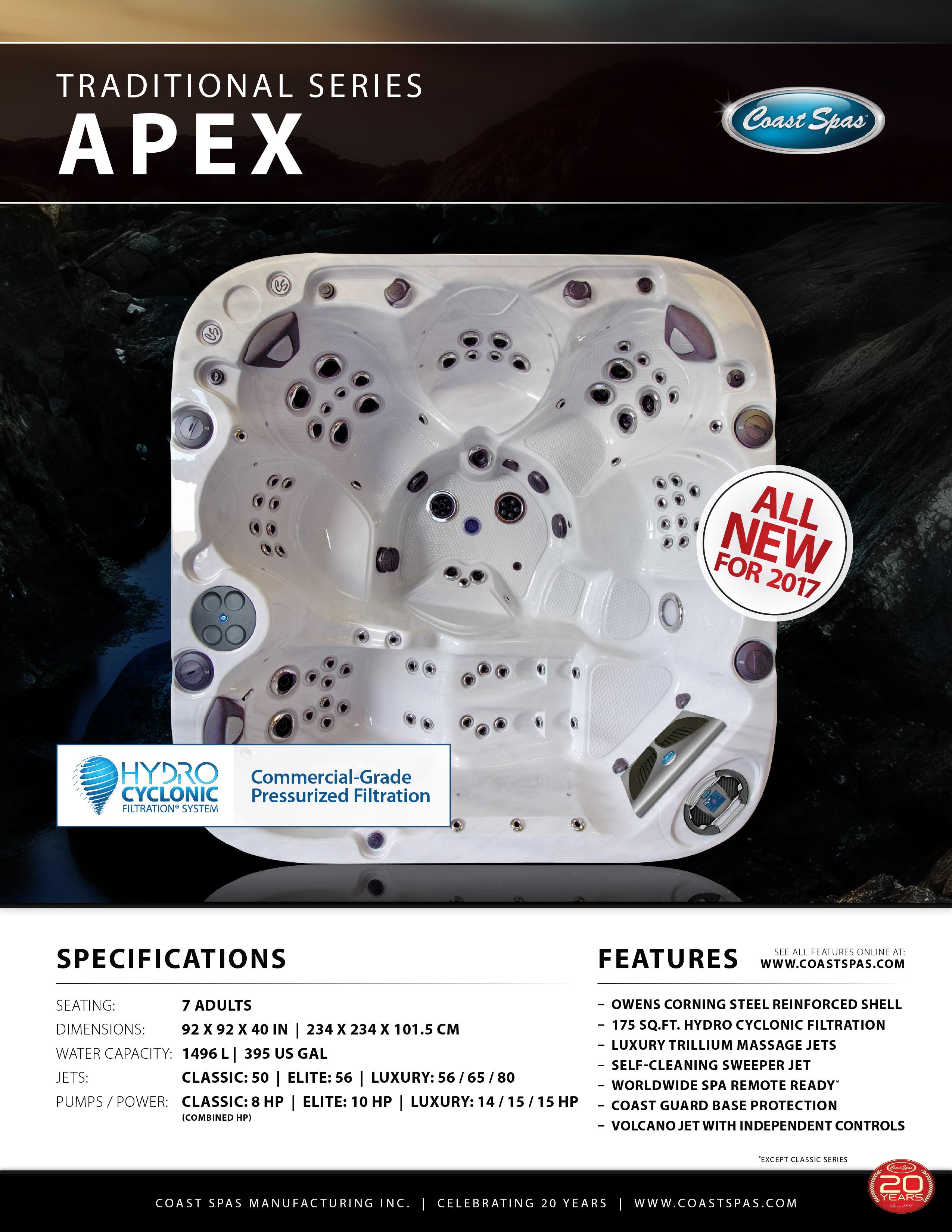 Apex Spa | MP Paradise Pools