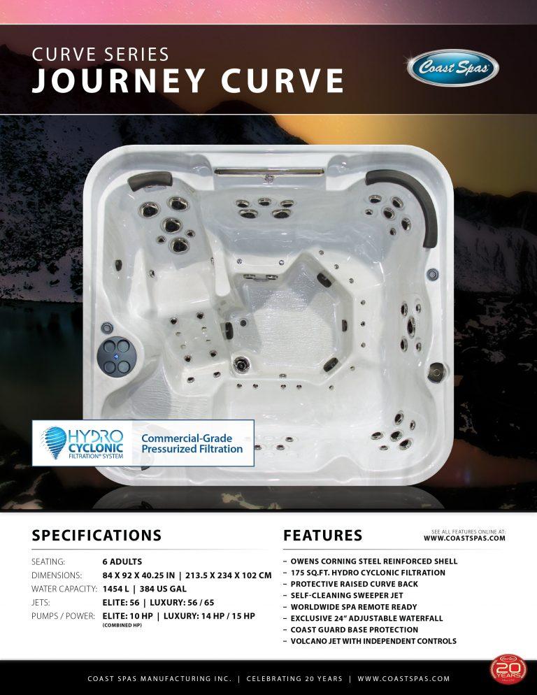 Journey Curve Spas | MP Paradise Pools