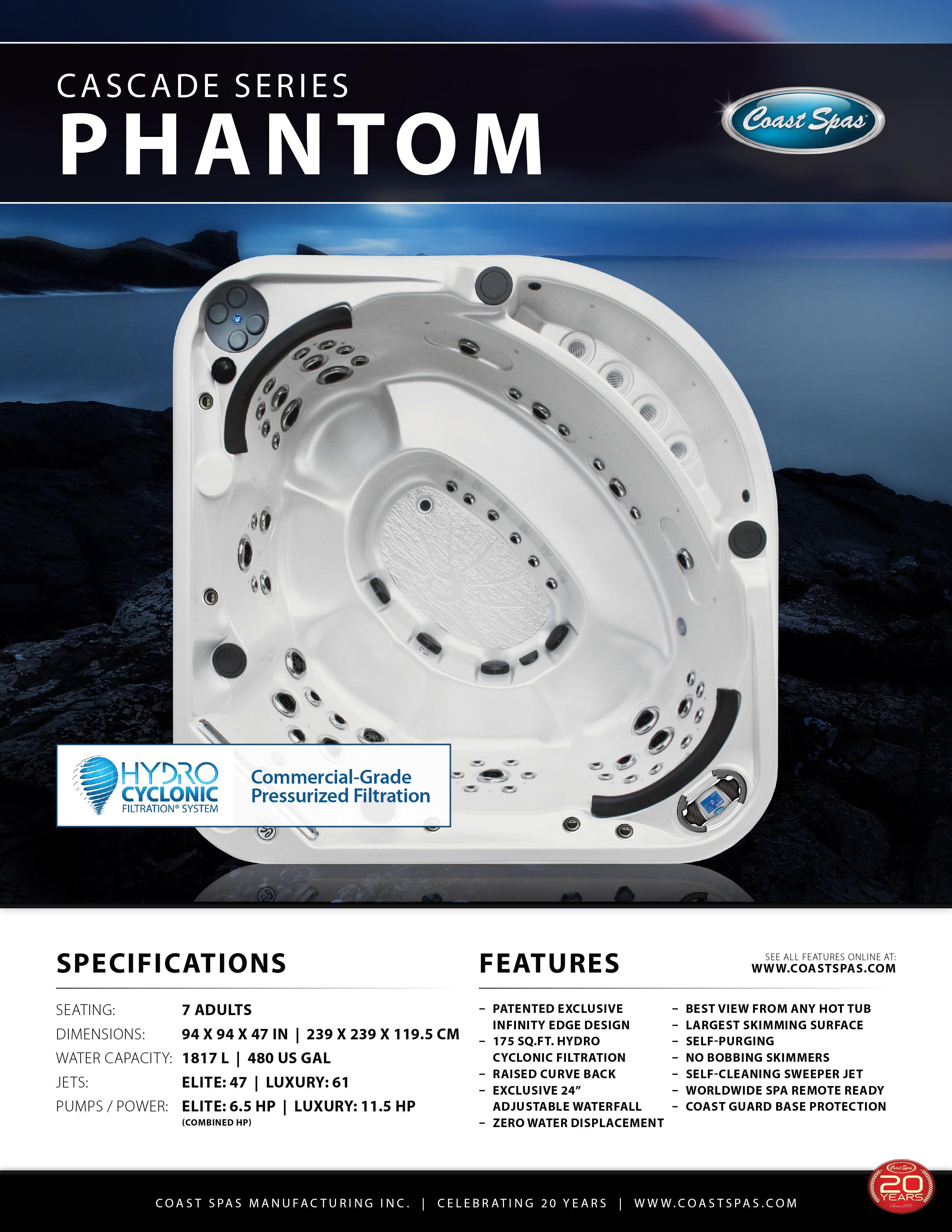 Phantom Spa | MP Paradise Pools