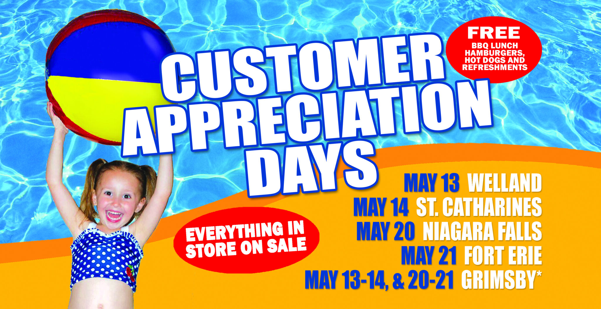 Customer Appreciation Days | MP Paradise Pools